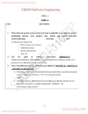 Unit 2 - Lecture notes 1-7 - Unit-2 Software Requirement Specifications ...