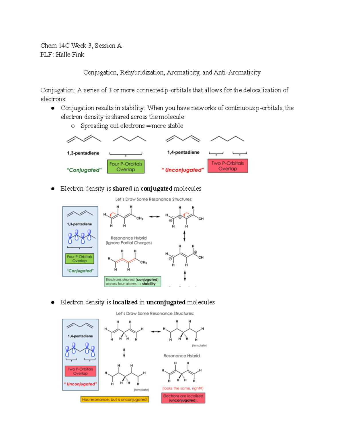 Chem 14C Week 3 Session A KEY - Chem 14C Week 3, Session A PLF: Halle ...