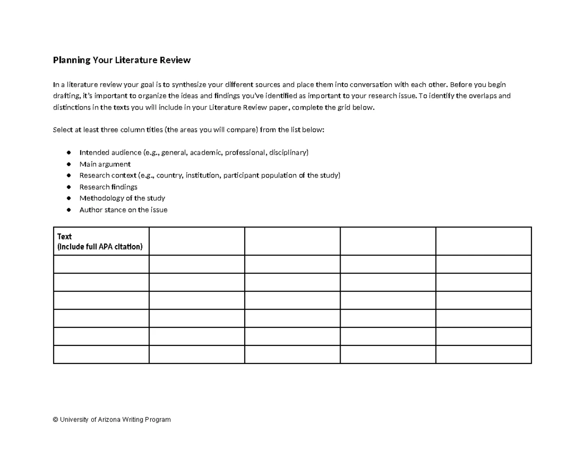 5 Revision Action Plan: Peer Review Activity Outline - Studocu