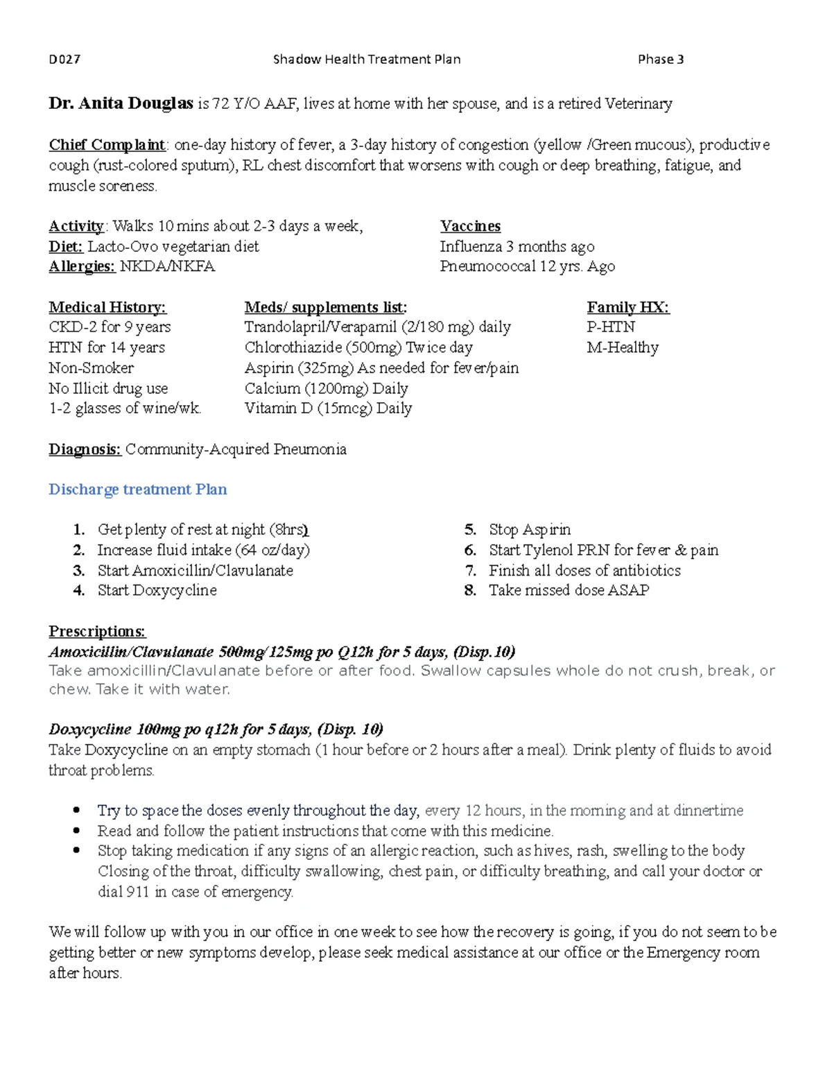 Shadow Health® │copd prescription - Focused Exam: COPD Results ...