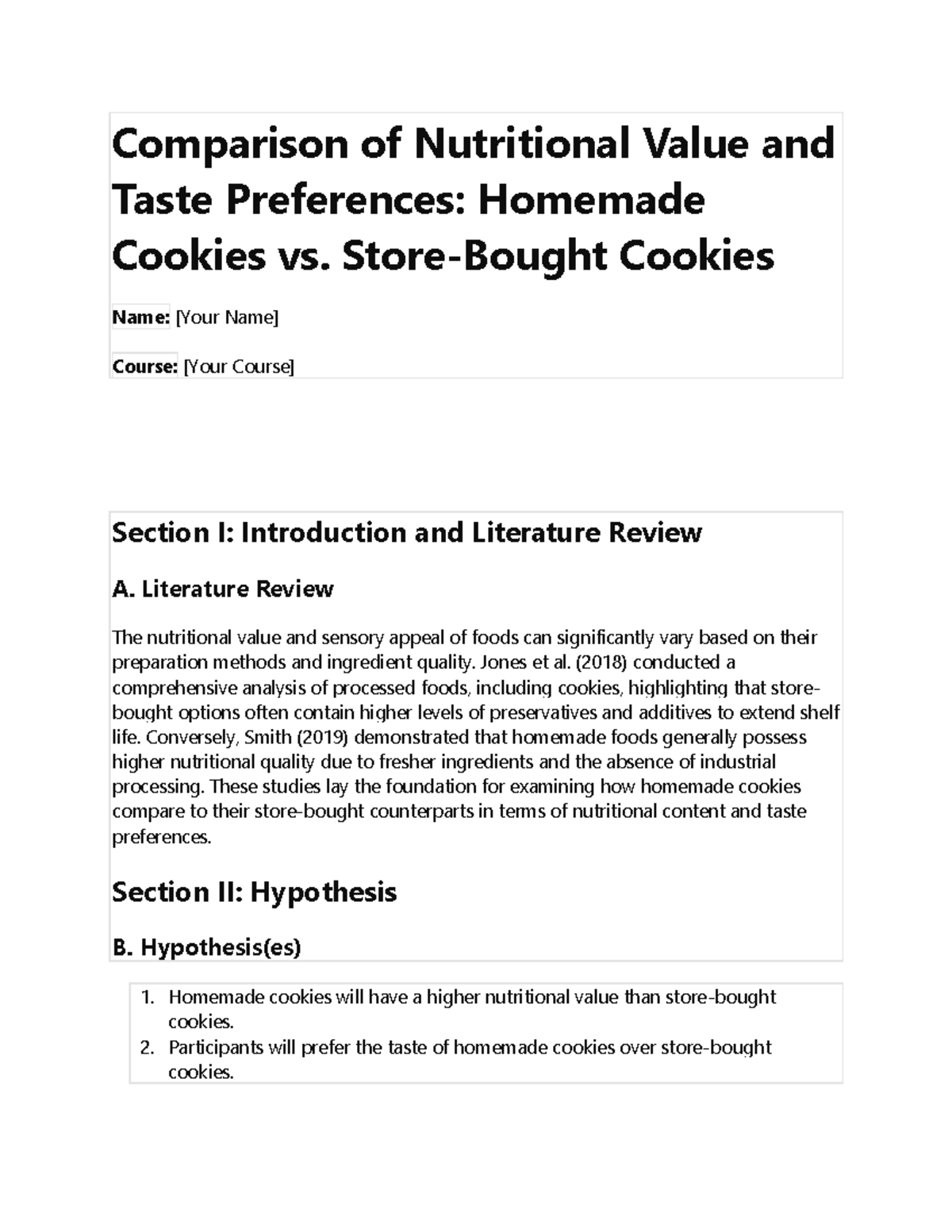 Comparison of Nutritional Value & Taste: Homemade vs Store-Bought ...