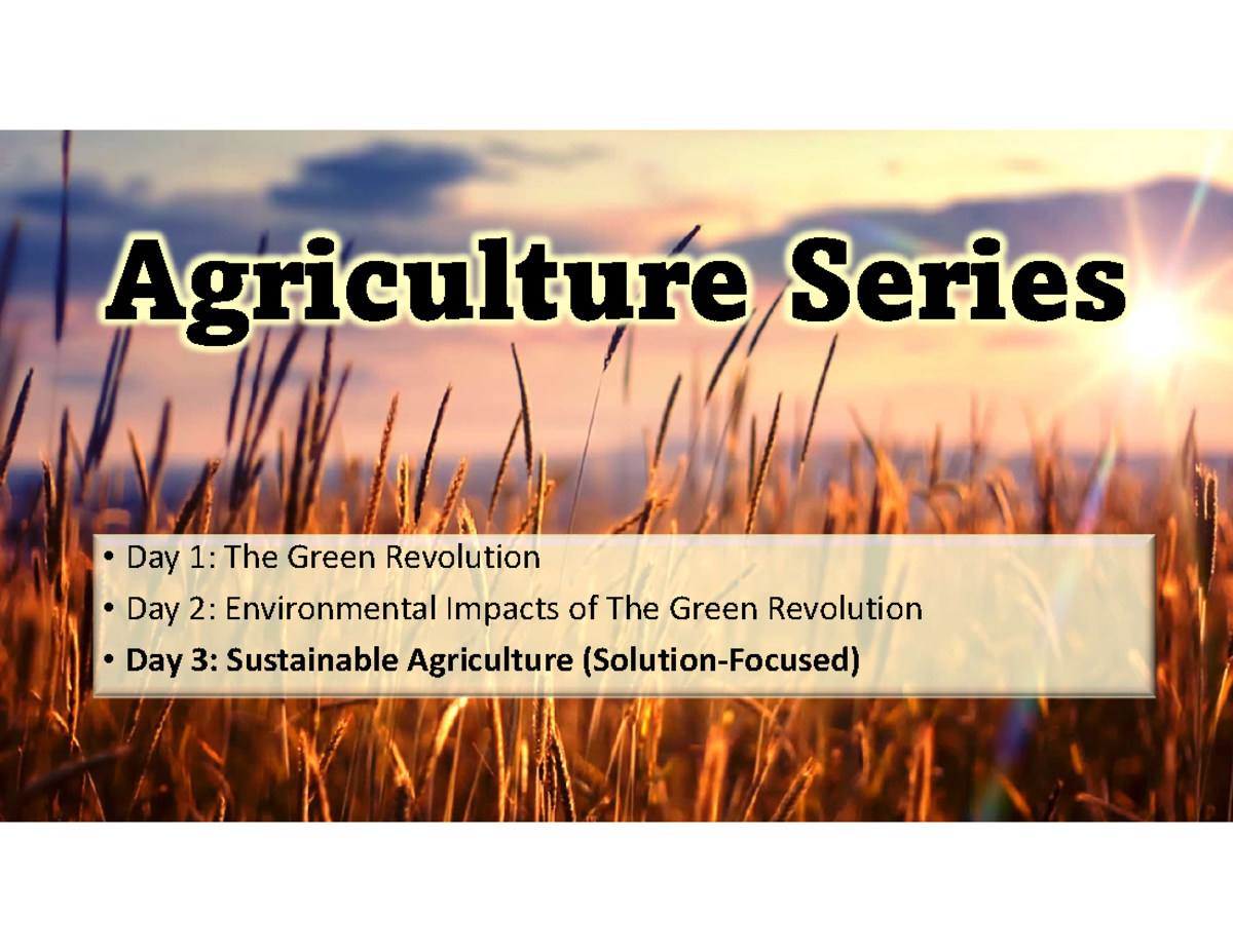 Sustainable Agriculture Strategies: Impacts & Solutions Overview ...