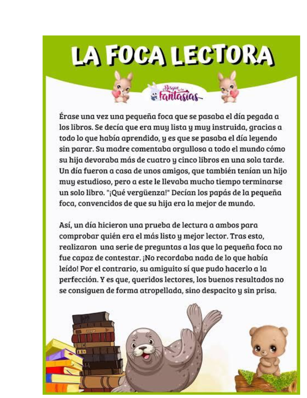 LA FOCA Lectora: Lecciones sobre la Lectura y el Aprendizaje - Studocu