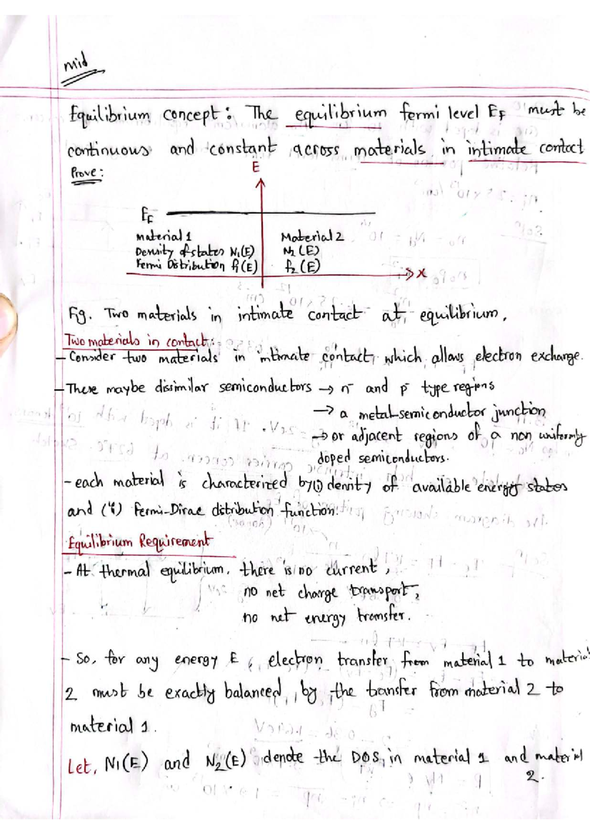 SSD MID - Equilibrium Fermi Level and Electron Transfer Analysis - Studocu