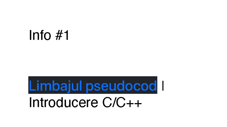 Info Limbajul Pseudocod - Exerciții și Soluții R: 1 KB - Studocu