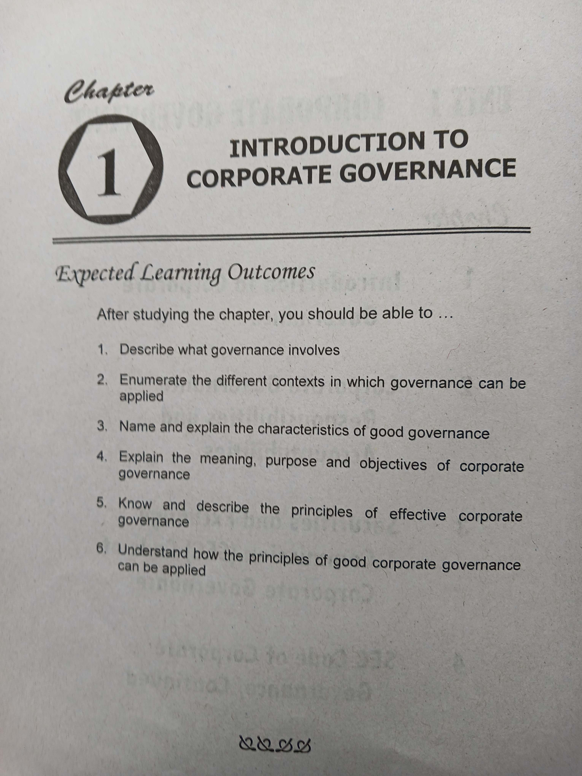 Chapter 1: Introduction to Corporate Governance and Key Principles ...
