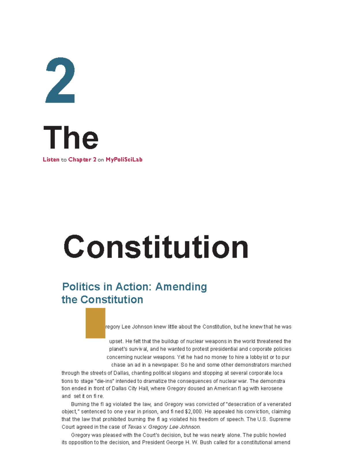 Understanding the U.S. Constitution: Chapter 2 - Amending the ...