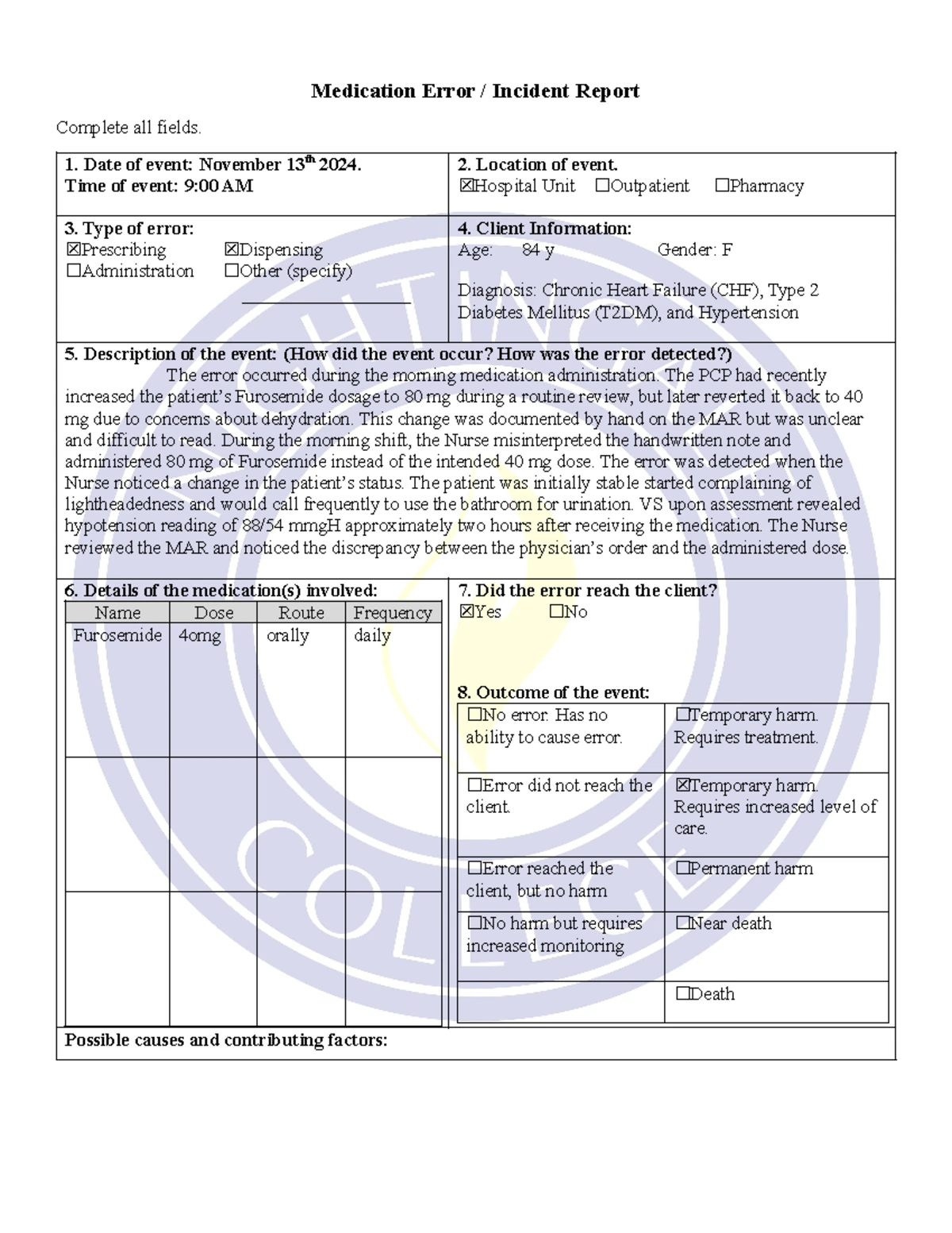 Shadow Health Robert Hall Mobility Care Plan - Focused Exam: Mobility ...