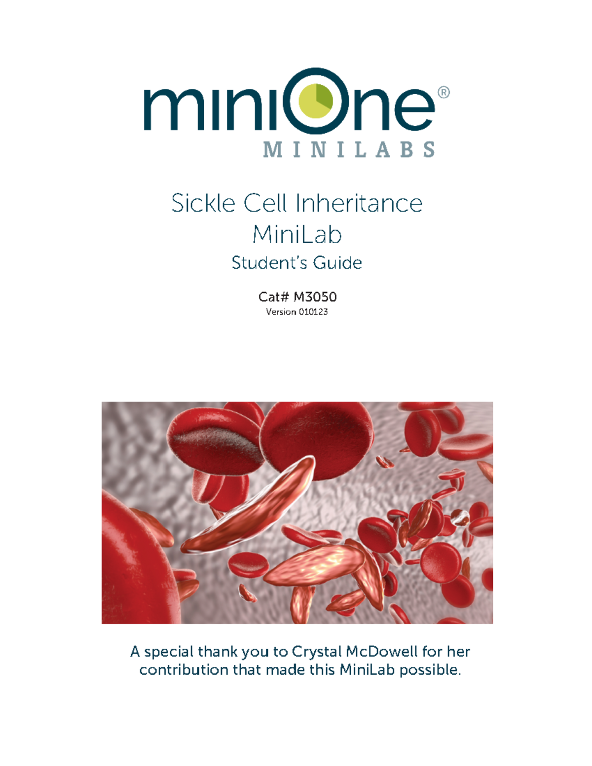 M3050 Sickle Cell Mini Lab Student Guide Update 010123 - Studocu