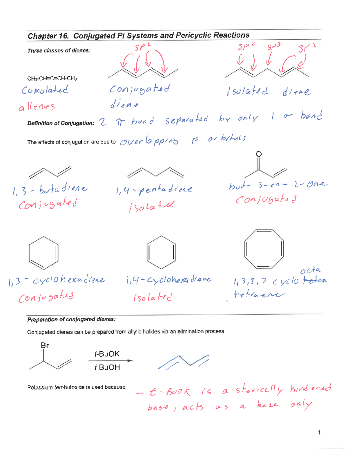 Chapter 16: Conjugated Pi Systems & Pericyclic Reactions Insights - Studocu