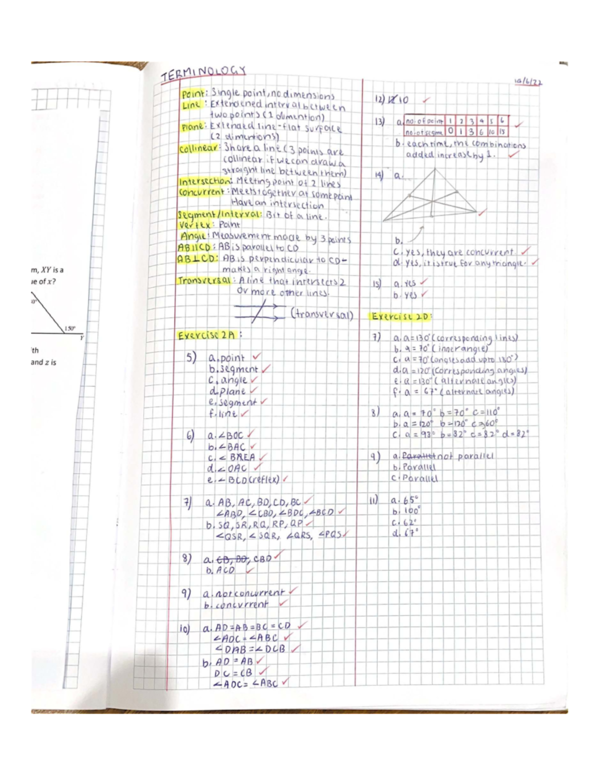 Math 101: Week 2 Terminology and Exercises Overview - Studocu