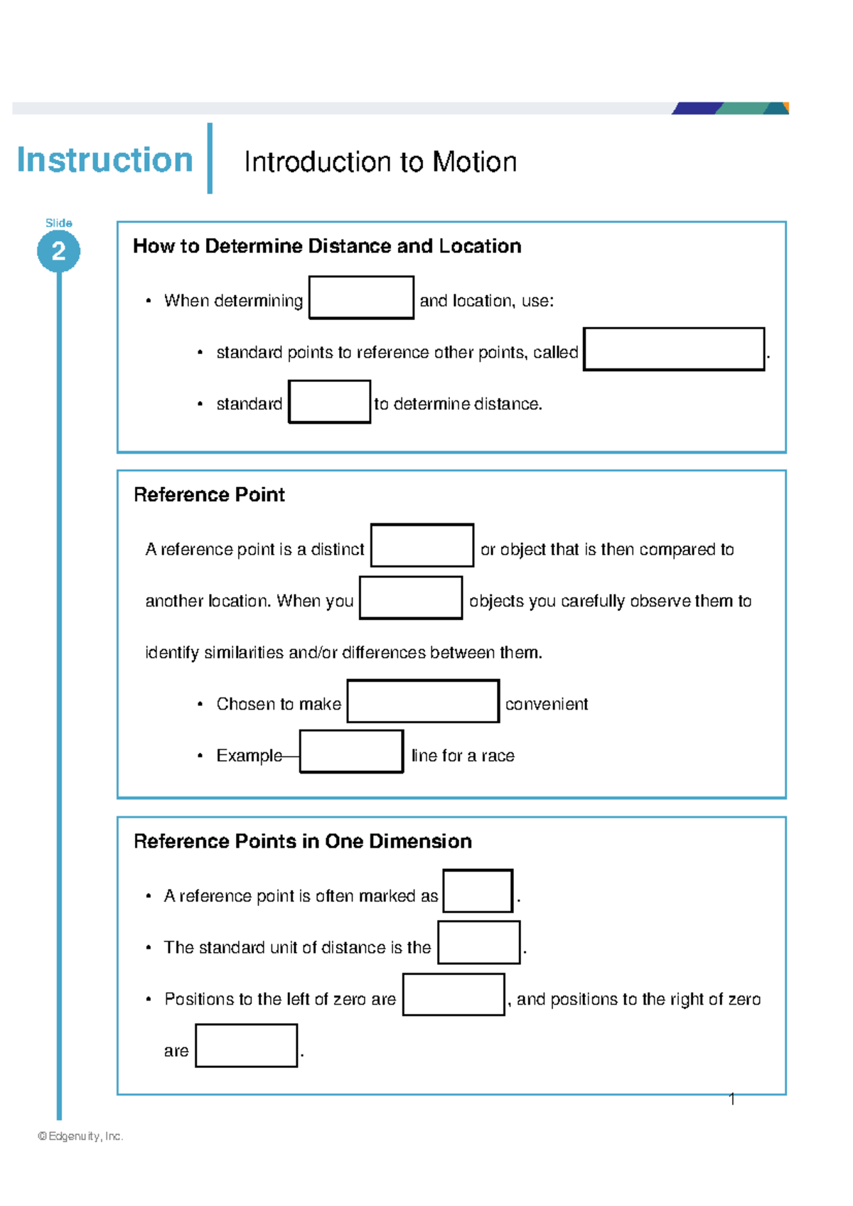 SC - Spr - Physical Science Motion Guided Notes 22-23 - Studocu