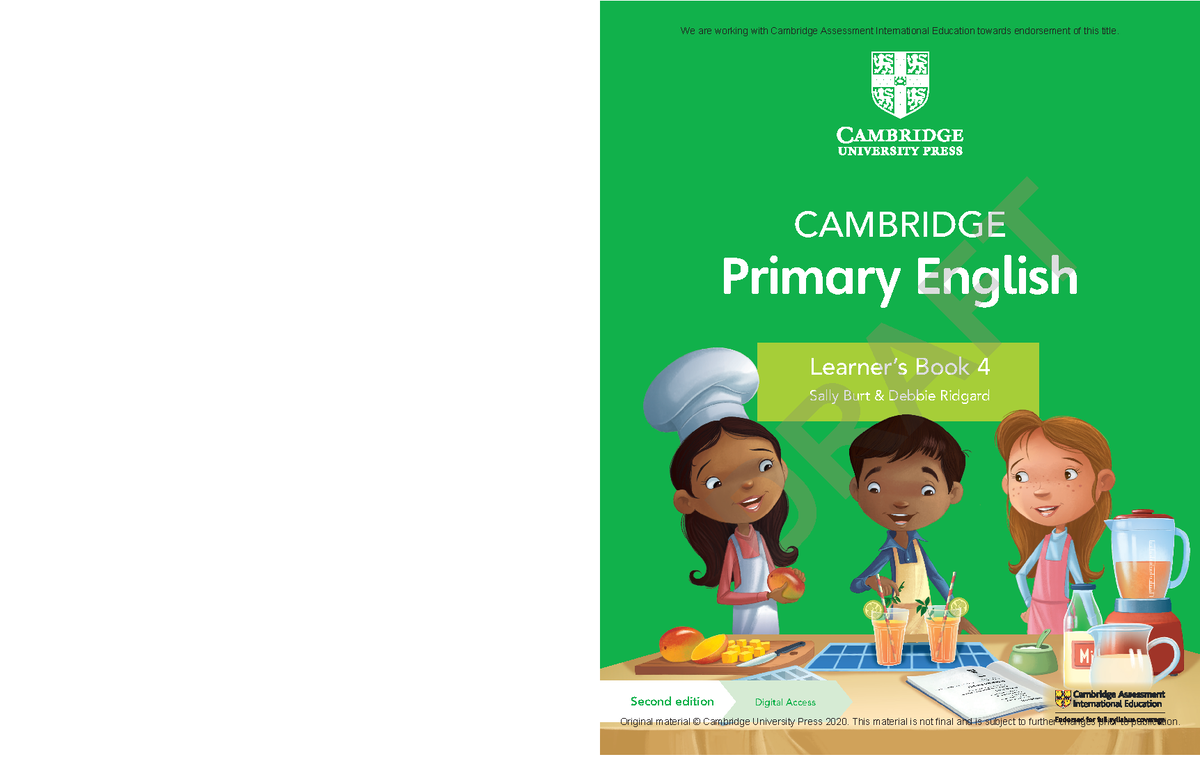 Primary English 4 - Learner's Book Overview and Activities - Studocu