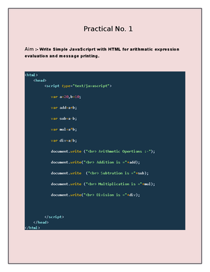 AJP Practical (1 To 15) - Write a program to demonstrate the use of AWT components. import java ...