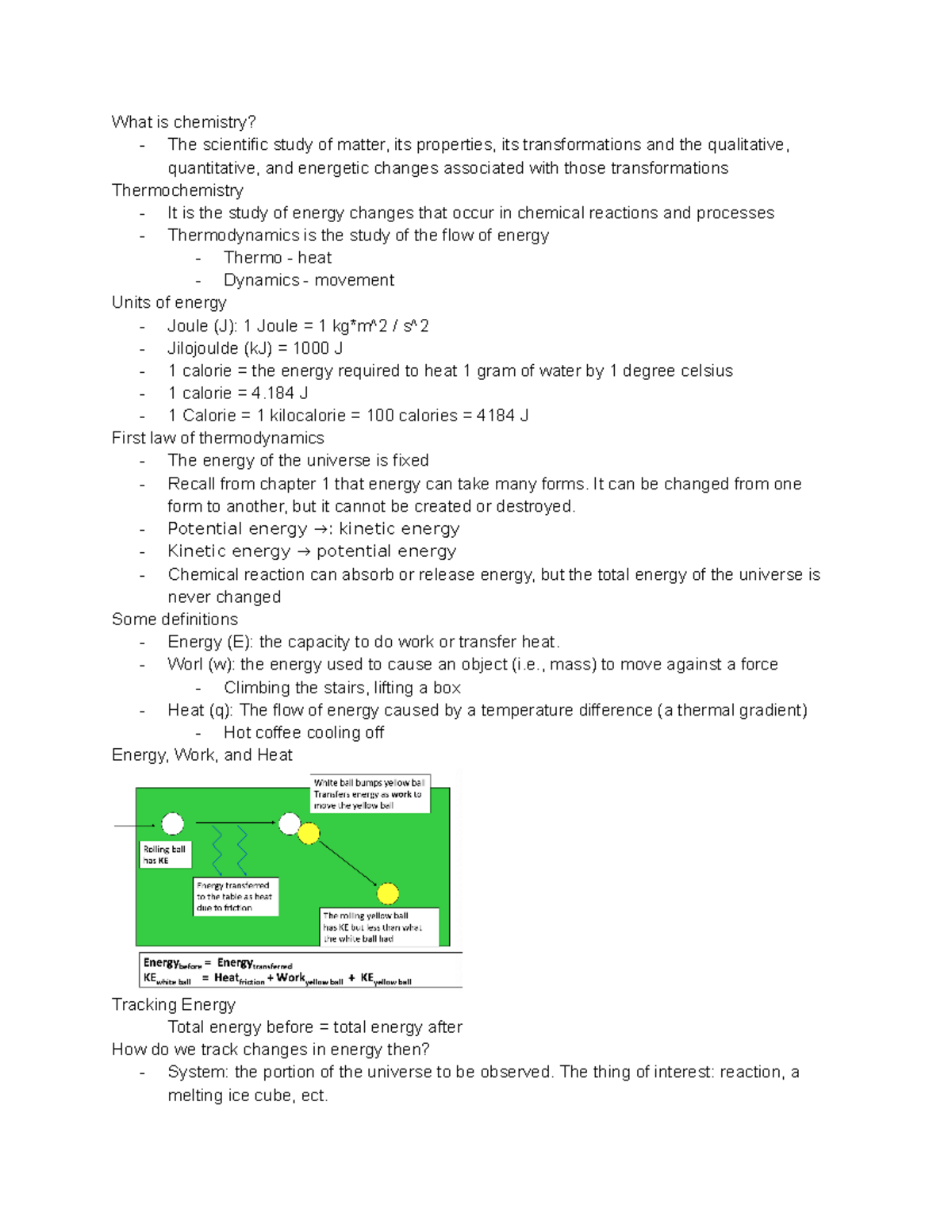Intro to Chem Final Exam Notes (CHEM1030) for Dr. Kroll - CU Boulder ...