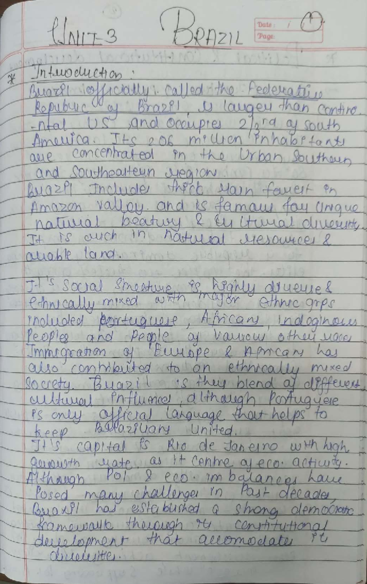 CJ- Brazil Study Notes: Key Concepts and Insights - Studocu