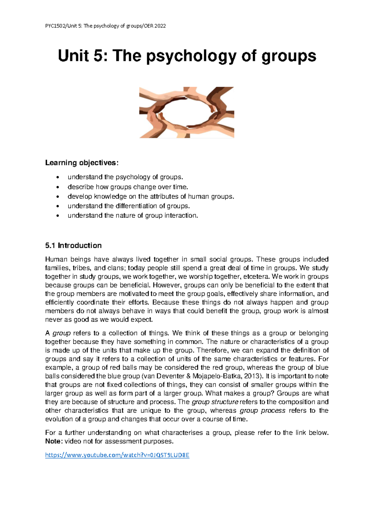 Unit 5: Understanding Group Psychology - fbb05b97df89aeebc 96020 ...