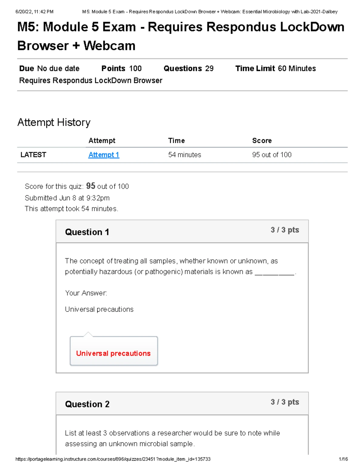 Module 1 Final Exam Study Guide - Studocu