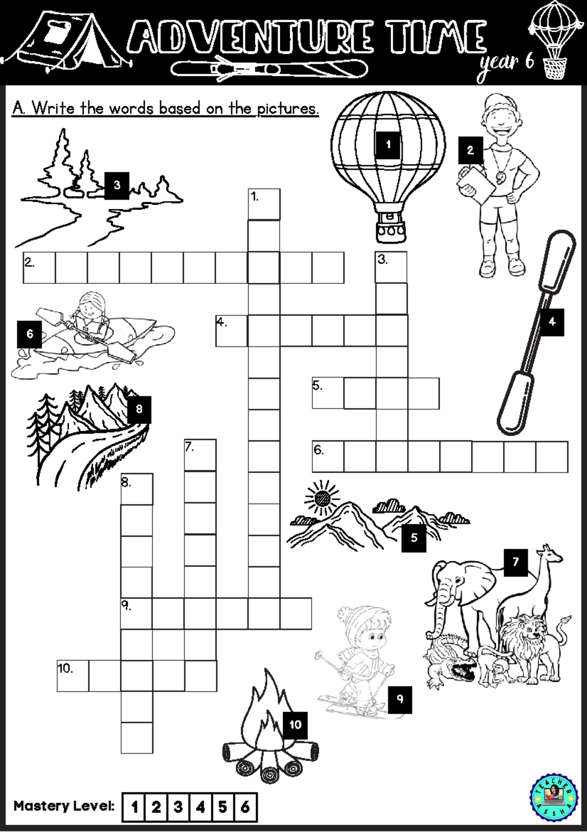 Year 6 Adventure Time: Engaging Worksheets for Exploration - Studocu