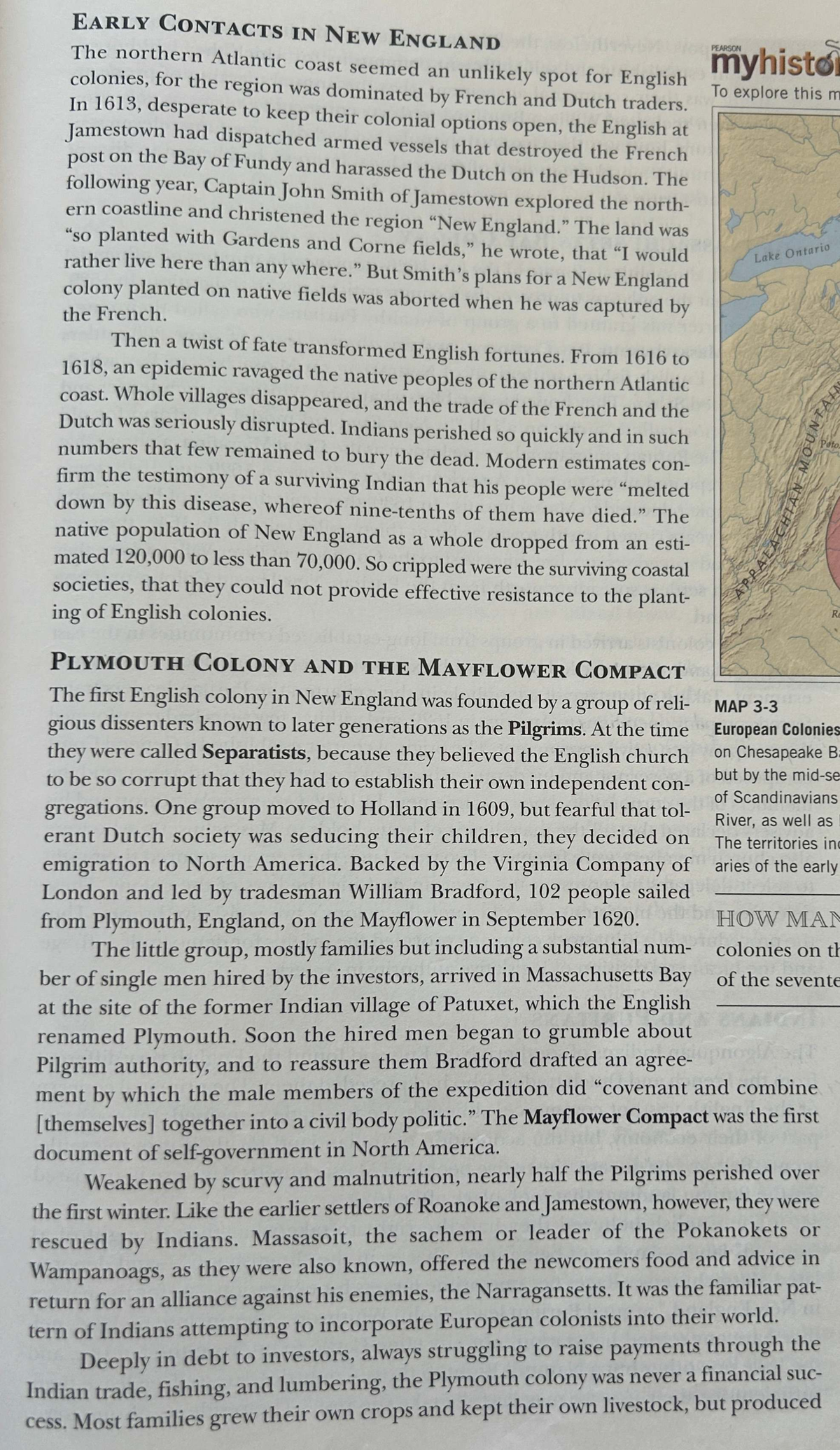 Early Contacts and the Mayflower Compact in New England History - Studocu