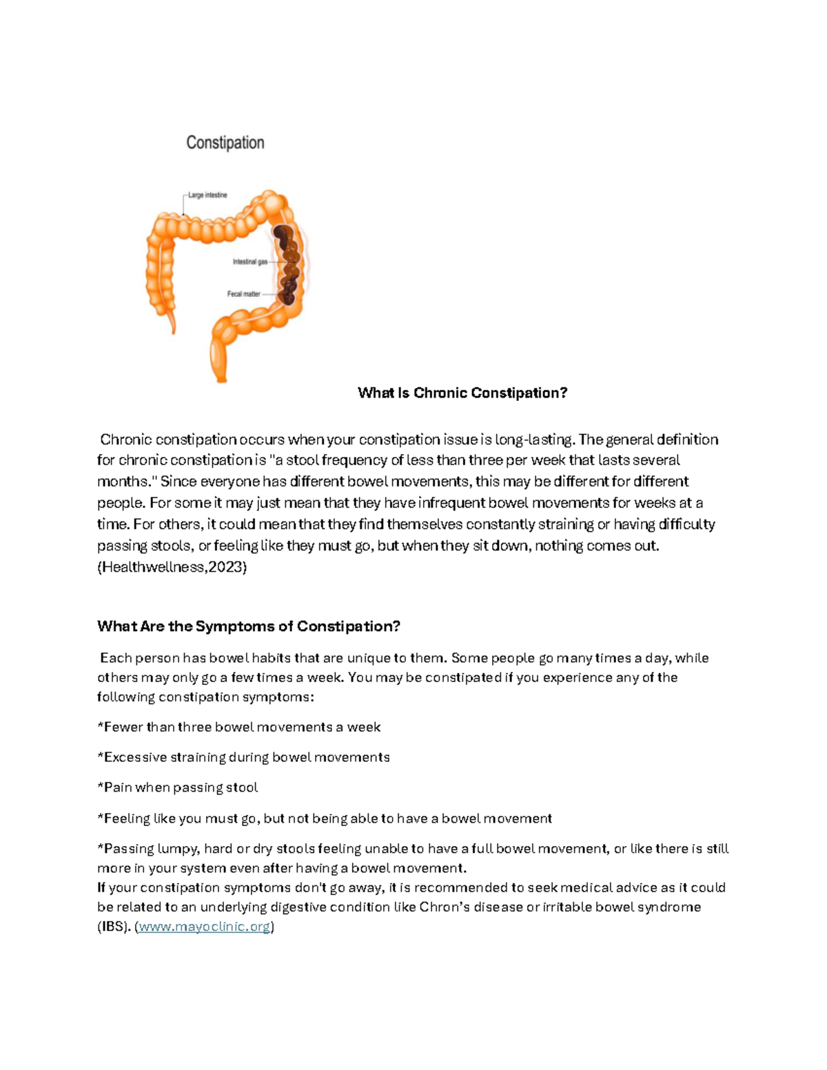 medical med surgical - What Is Chronic Constipation? Chronic ...