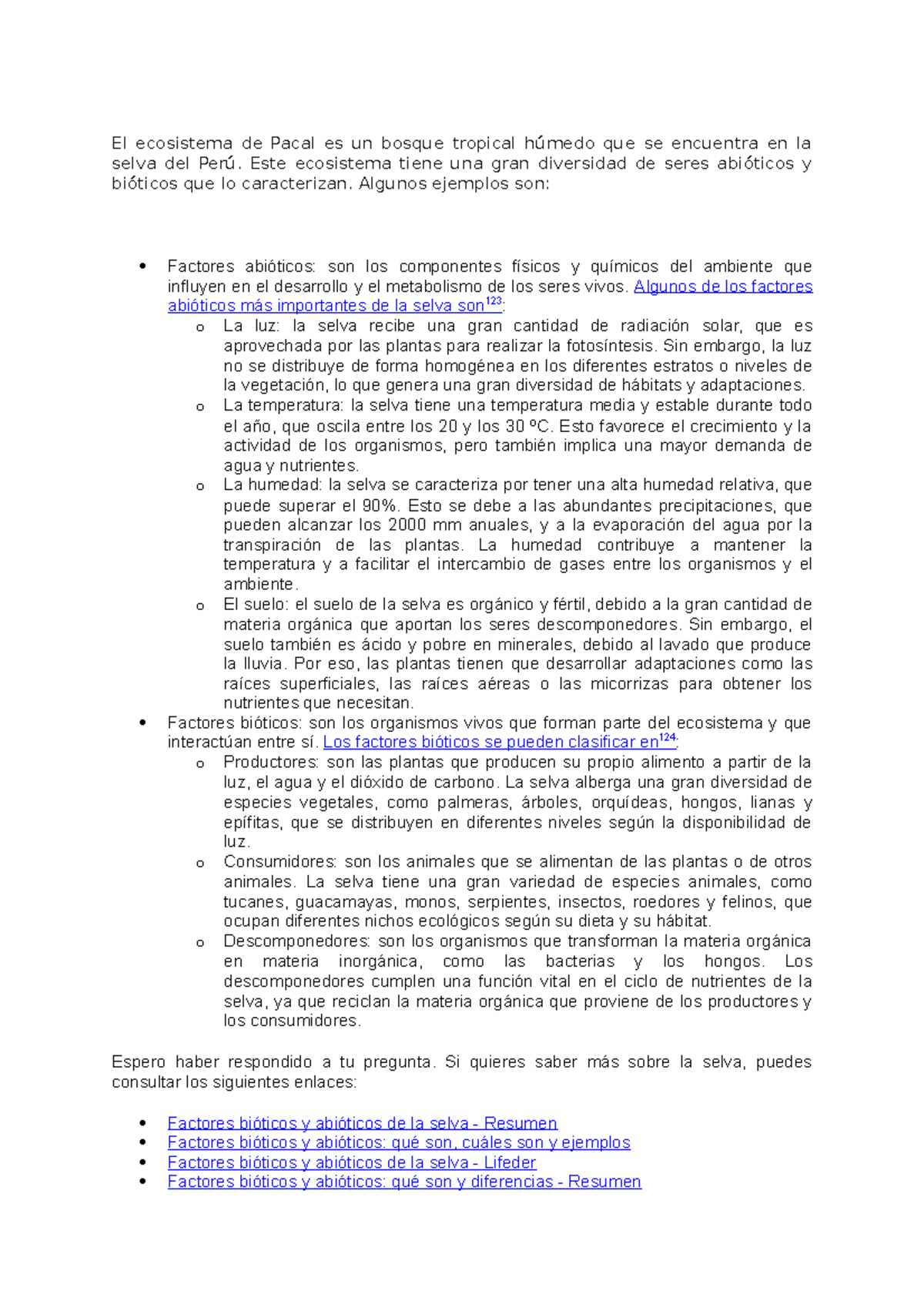 El ecosistema de Pacal - Wlw - El ecosistema de Pacal es un bosque ...