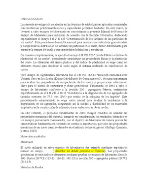 I.N.V. E 142-2013 Relaciones Humedad – PESO Unitario SECO EN LOS Suelos ( Ensayo Modificado DE ...