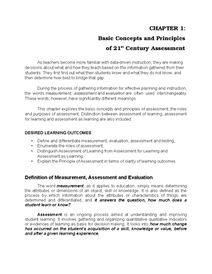 Designing Meaningful Performance-Based Assessment - Defining the ...