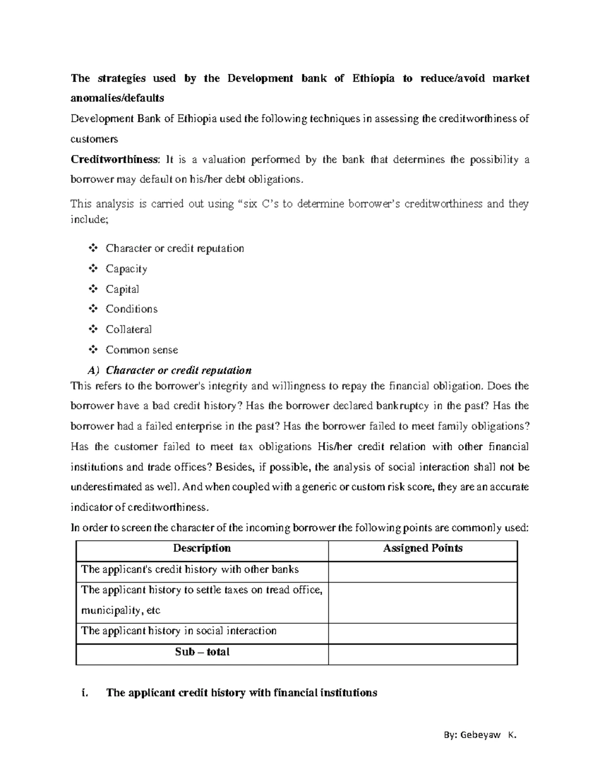 Eco chp 2 - Econometrics - Chapter Two: Simple Linear Regression Analysis with Cross-Sectional ...