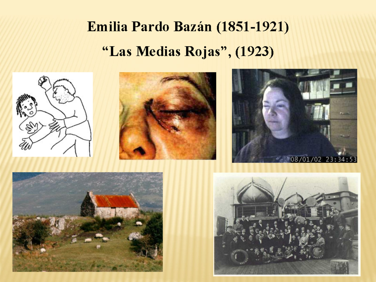 Las Medias Rojas - Preguntas de Comprensión de Emilia Pardo Bazán - Studocu