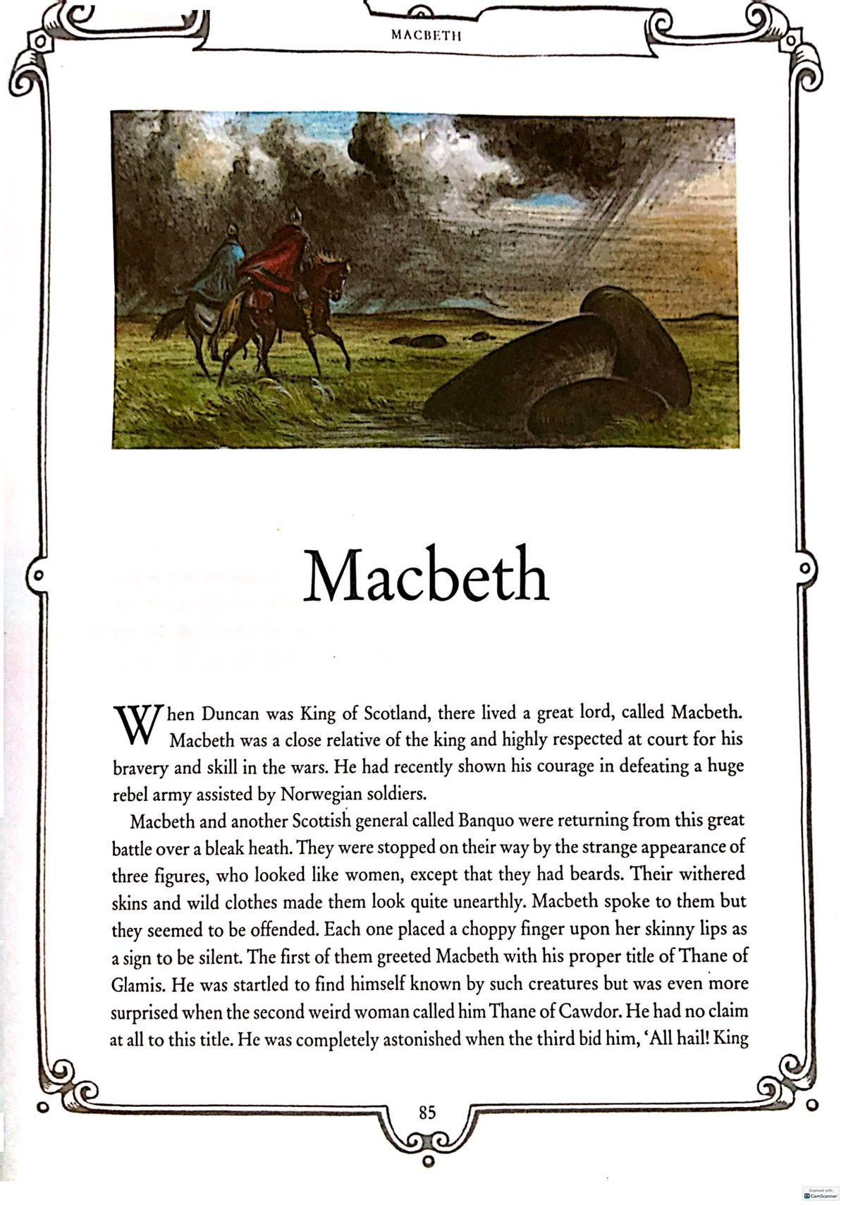 MACBETH Easy Story Summary for Exam 3 Preparation - Studocu
