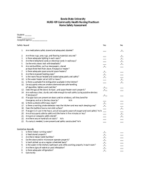 Windshield Survey Community Assessment Project - NURS 409-003 Spring ...