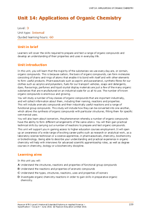 unit 21 for btec applied science - Moussa Al Kawarit Unit 21 A/B/C ...