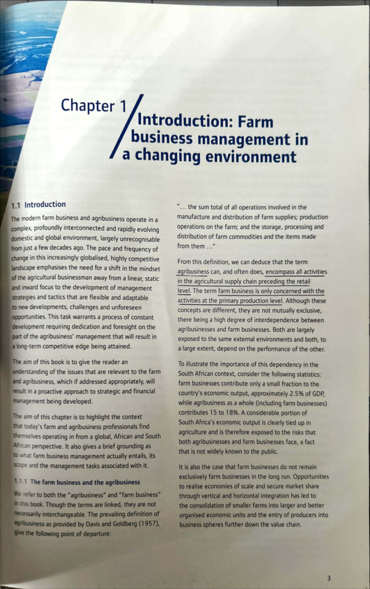 Chapter 1: Introduction to Farm Business Management (Course Code ...