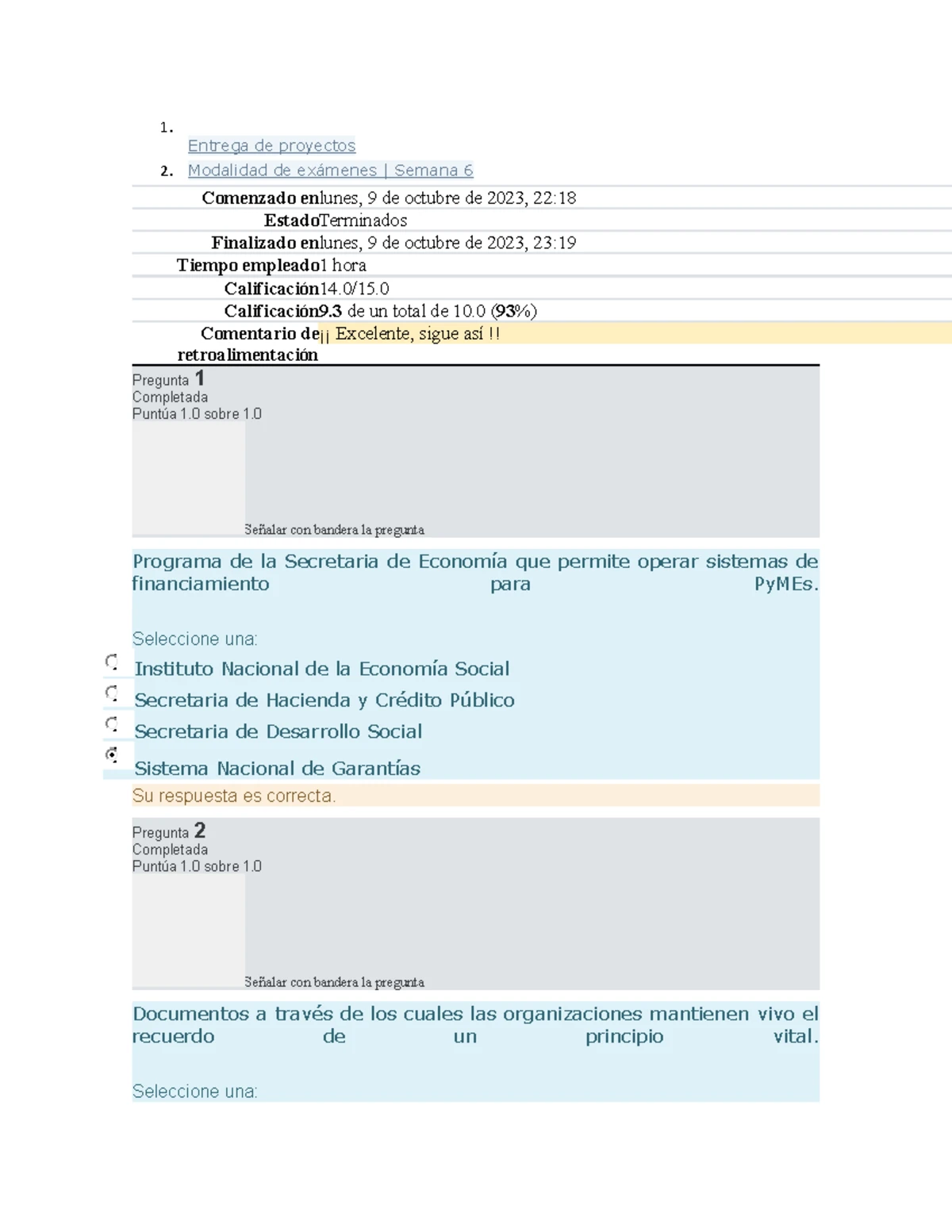 Entrega de proyectos semana 4 - Entrega de proyectos Mis cursos Entrega ...