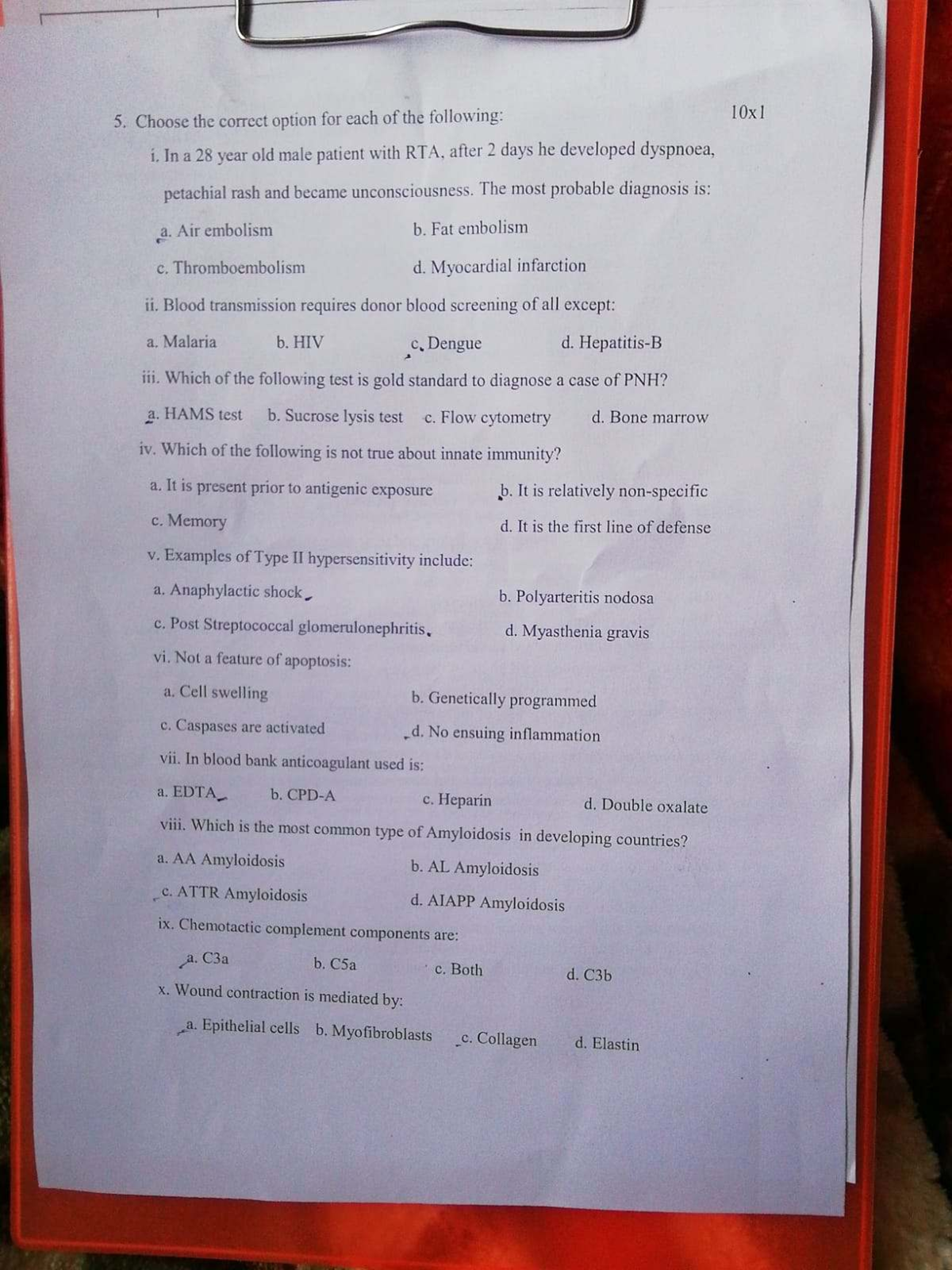 RTA Case Study Questions & Answers for Med Course 2026 - Studocu