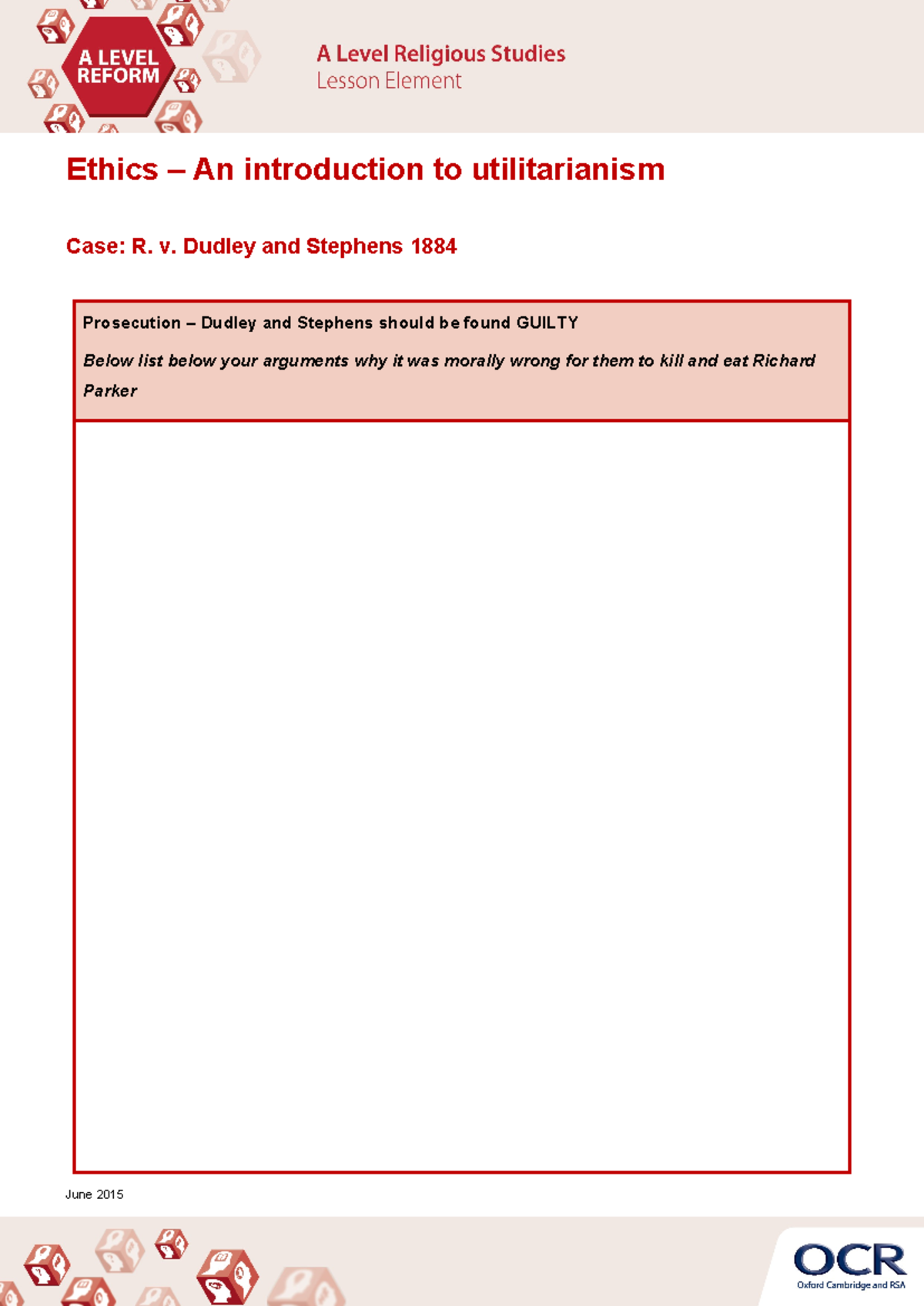 221965 an introduction to utilitarianism learner activity lesson ...
