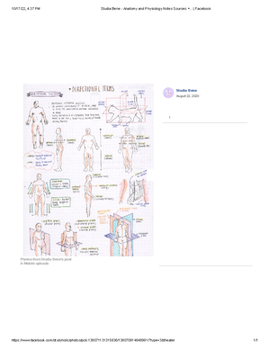Human Anatomy 4 - Notes - Human Anatomy A human cell typically consists ...