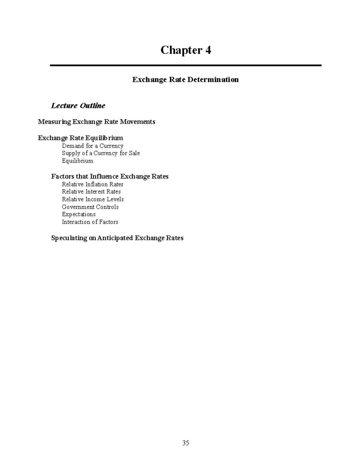 Chp-4 Case Study Solutions: Exchange Rate Determination Insights - Studocu