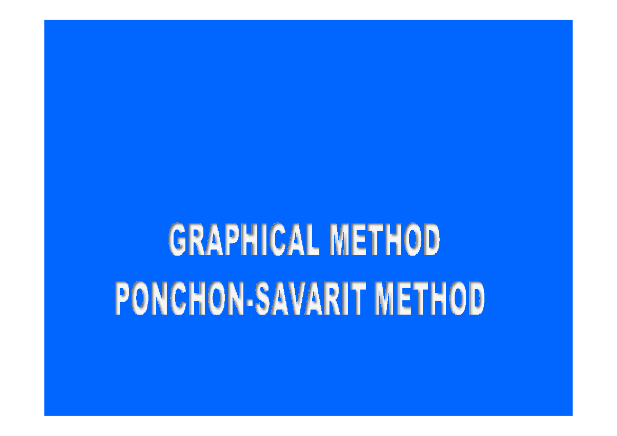 Ponchon-Savart Method for Enthalpy-Composition Diagrams - Studocu