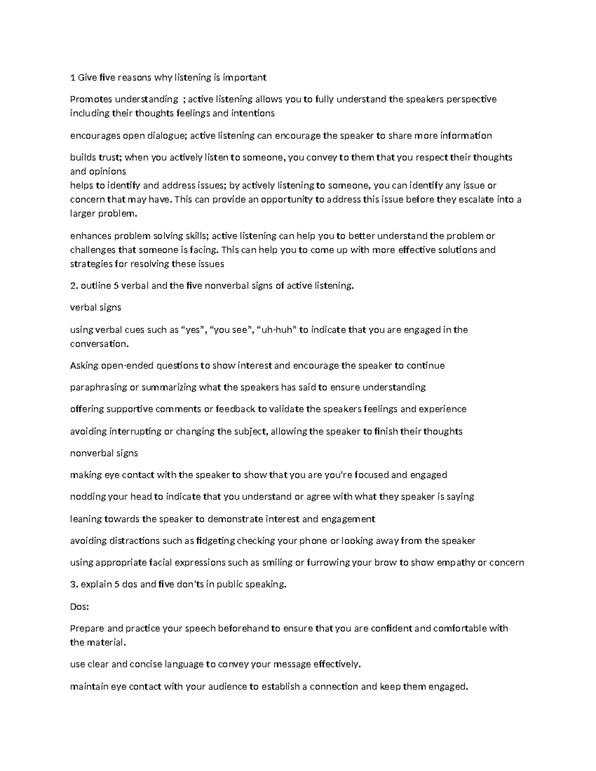 Communication Skills: Importance of Listening & Public Speaking Tips ...