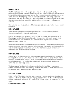 Sergeants Course Squad Operations - Squad Operations MOVEMENT ...