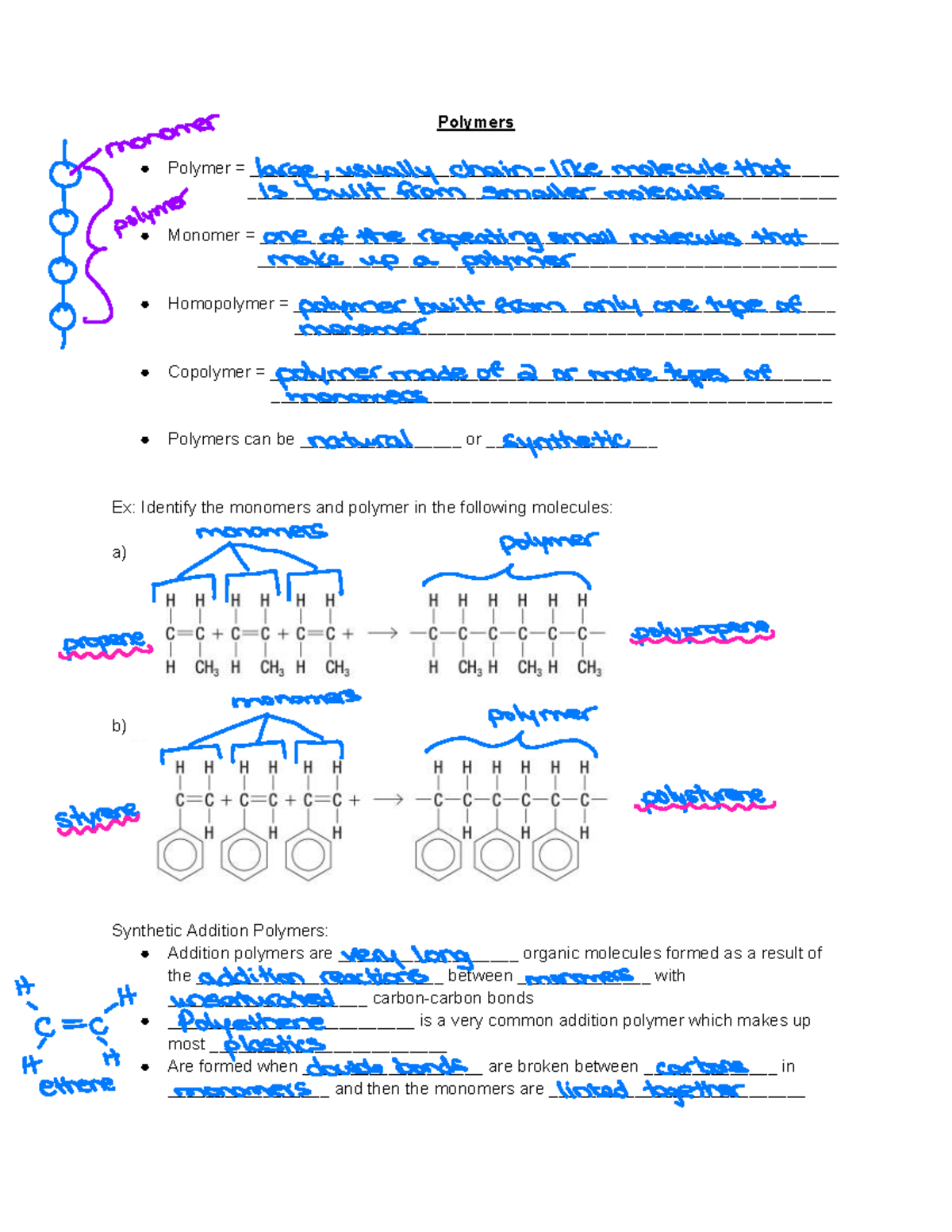 7. Polymers - Complete Notes for G B 3 Course on Polymer Science - Studocu