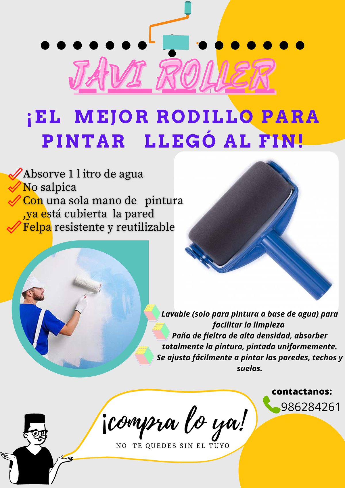 afiche publicitario - Arte y diseño - JAVI ROLLER JAVI ROLLER ¡ E L M E ...
