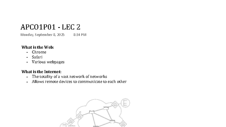 APCO1P01 - Lecture 2: Understanding the Web and Internet Basics - What ...
