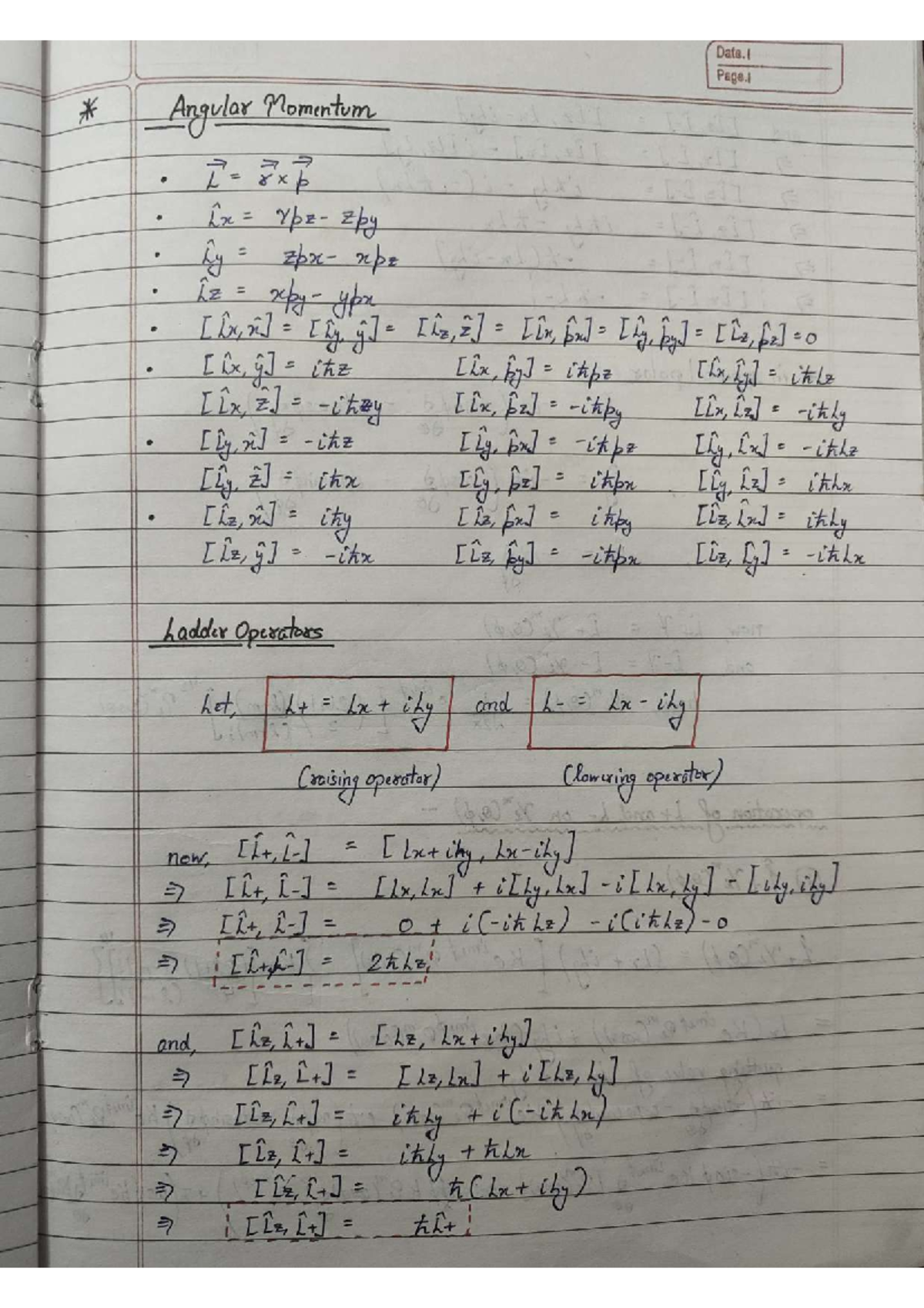 Quantum Mechanics Unit 4: Angular Momentum and Spin Analysis - Studocu