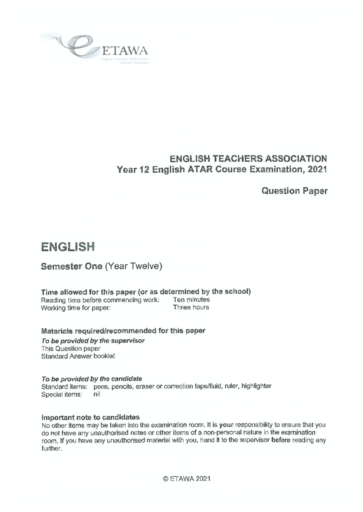 YR 12 SEM 1 EXAM - Comprehensive Review Guide - Studocu