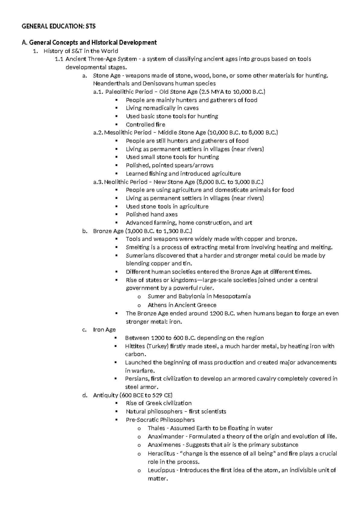 Science, Technology, and Society LET Final Exam Reviewer - Studocu