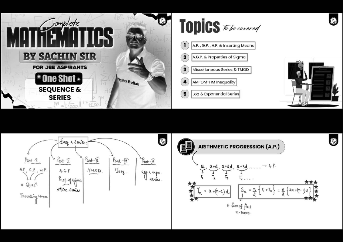 Mathematics 1: Complete Notes on A.P., G.P., H.P. & Series for JEE ...