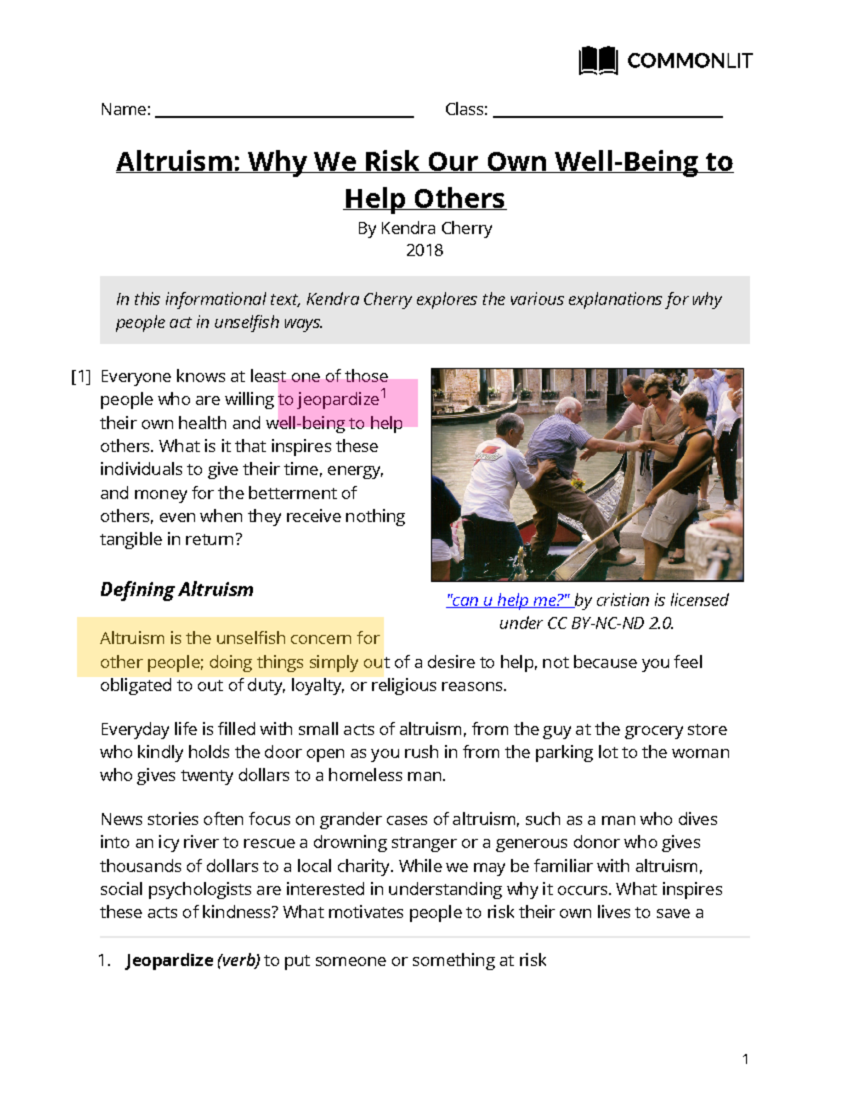 PSY 101: Altruism - Understanding Why We Help Others at Our Own Risk ...
